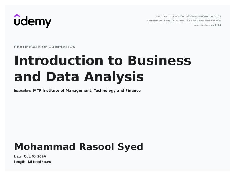 Mohammad Rasool Syed on LinkedIn: #introduction #mtf #data Mohammad Rasool Syed on LinkedIn: #introduction #mtf #data