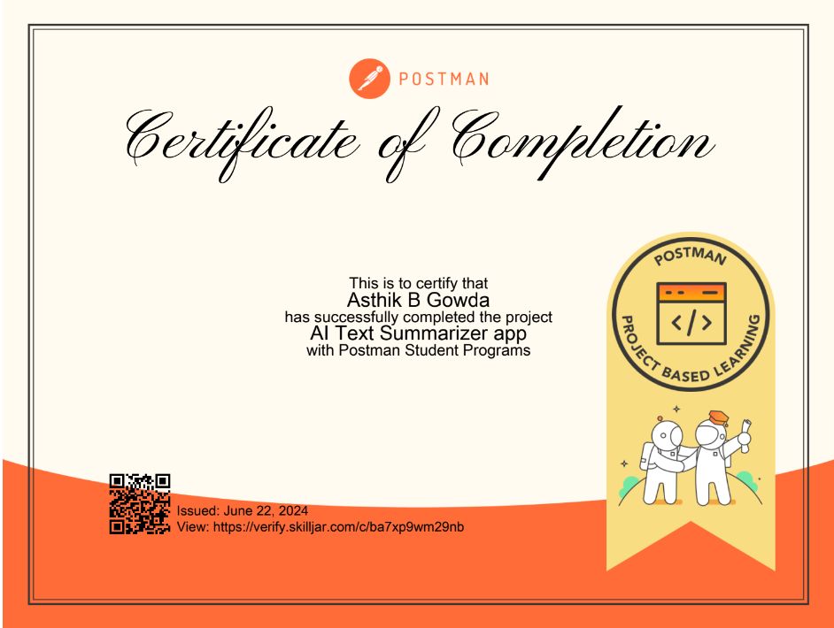 Asthik B Gowda on LinkedIn: #api #postman #certification # ... Asthik B Gowda on LinkedIn: #api #postman #certification # ...