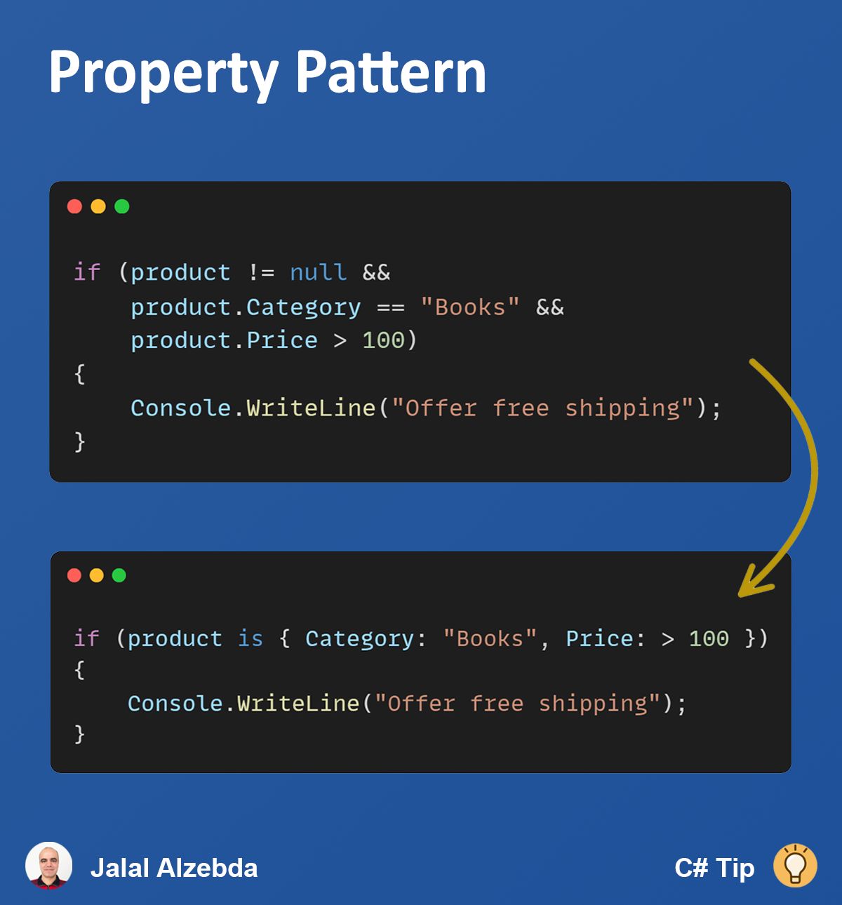 Jalal Alzebda on LinkedIn: #csharp #dotnet #programming #cleancode # ... Jalal Alzebda on LinkedIn: #csharp #dotnet #programming #cleancode # ...