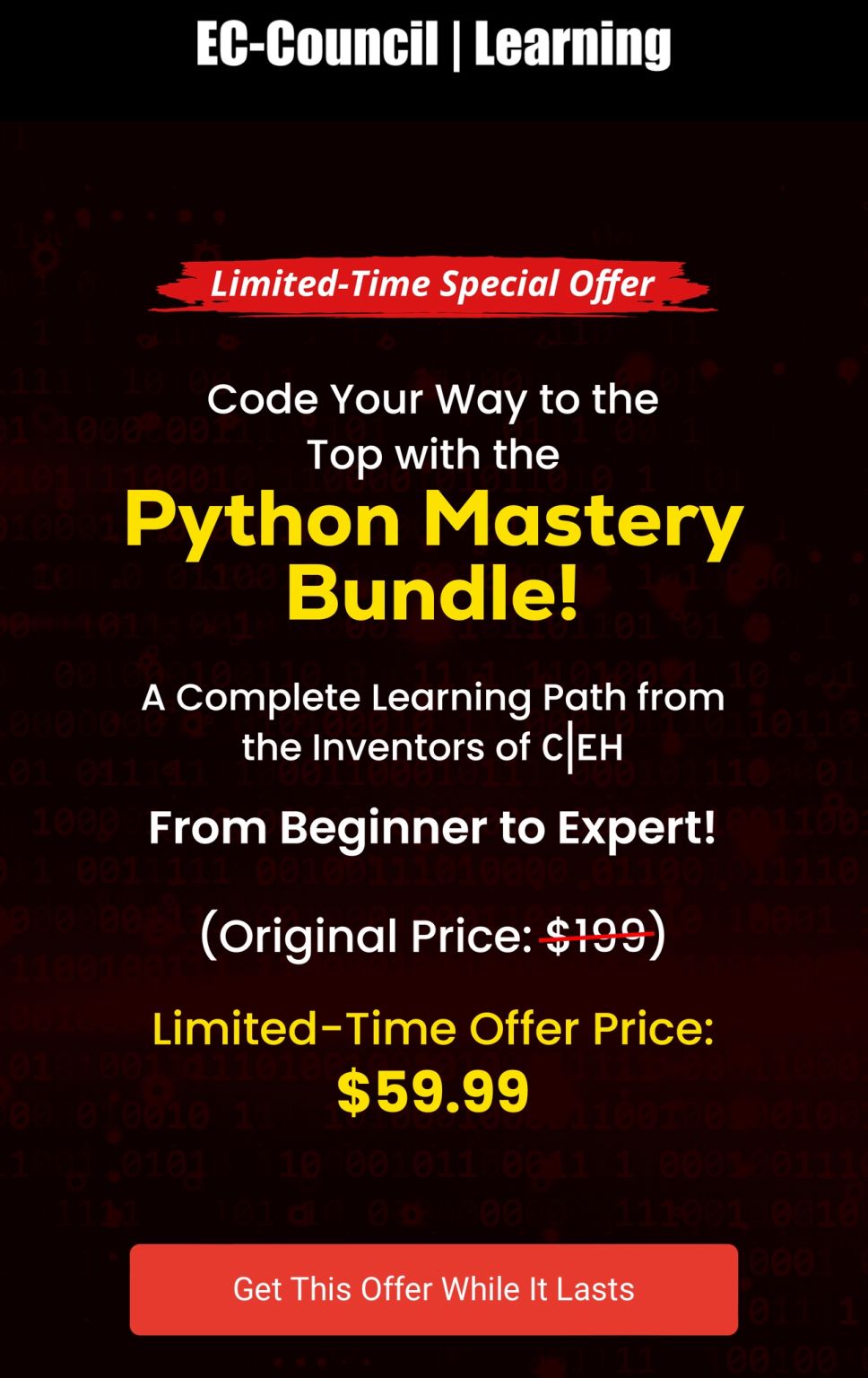 EC-Council -Python Master Bundle Get it here 👉👉👉https://lnkd.in ... EC-Council -Python Master Bundle Get it here 👉👉👉https://lnkd.in ...