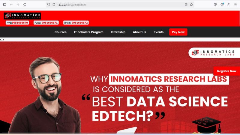 #webdevelopment #html #css #frontend #innomaticsclone #learningbydoing ... #webdevelopment #html #css #frontend #innomaticsclone #learningbydoing ...