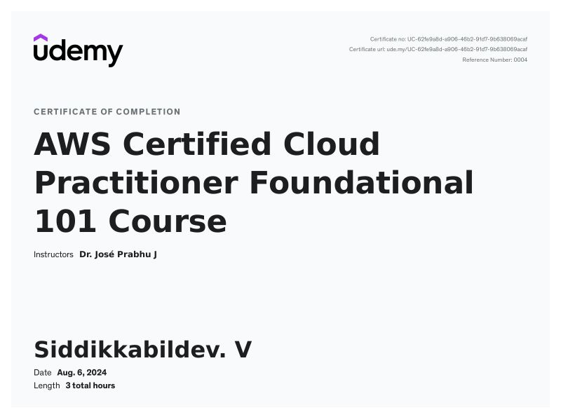 SIDDIKKABILDEV. V on LinkedIn: #aws #cloudcomputing #certification # ... SIDDIKKABILDEV. V on LinkedIn: #aws #cloudcomputing #certification # ...