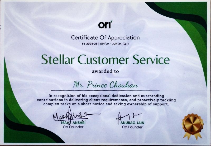 Prince Chouhan on LinkedIn: #award #recognition #hardworkpaysoff # ... Prince Chouhan on LinkedIn: #award #recognition #hardworkpaysoff # ...