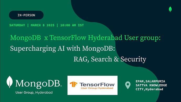 #mongodb #rag #machinelearning #techevent | Dheeraj Nandiraju #mongodb #rag #machinelearning #techevent | Dheeraj Nandiraju