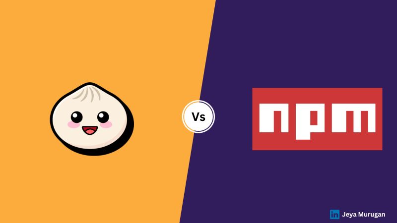 Jeya Murugan on LinkedIn: #javascript #webdevelopment #bun #npm # ... Jeya Murugan on LinkedIn: #javascript #webdevelopment #bun #npm # ...