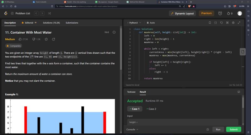 Ragul K on LinkedIn: #100daysofcode #leetcode #python Ragul K on LinkedIn: #100daysofcode #leetcode #python