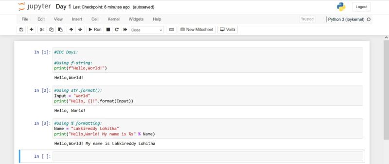 Started Python journey with IDC30DaysChallenge | Lakkireddy S. posted ... Started Python journey with IDC30DaysChallenge | Lakkireddy S. posted ...