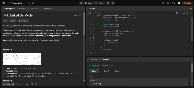 Mastered Linked List Cycle problem in Java | Anupam Kumar posted on the ... Mastered Linked List Cycle problem in Java | Anupam Kumar posted on the ...
