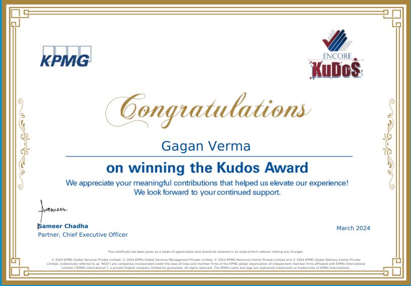 #kpmg #kpmgglobalservices #recognitionawards #kudos #kpmgproud #award ... #kpmg #kpmgglobalservices #recognitionawards #kudos #kpmgproud #award ...