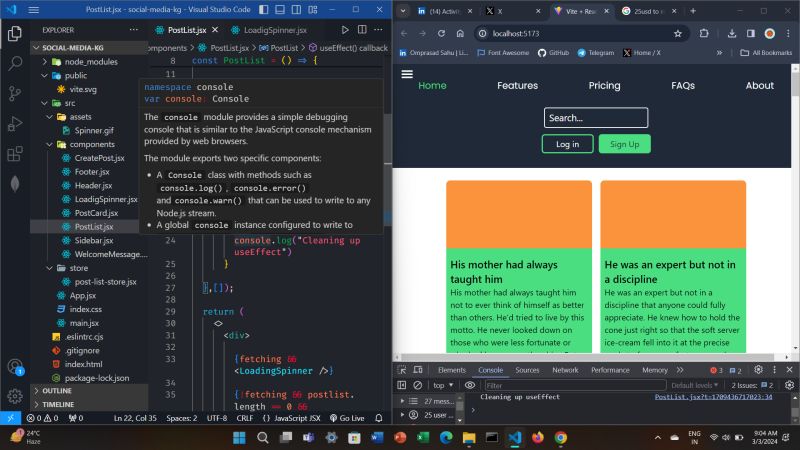 #reactjs #coding #codinglife #codingjourney | Omprasad Sahu #reactjs #coding #codinglife #codingjourney | Omprasad Sahu