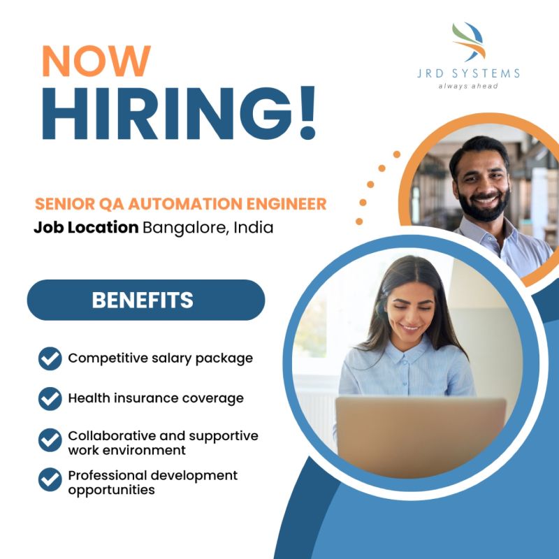 JRD Systems on LinkedIn: #hiring #bangalore #techcareers #nowhiring # ... JRD Systems on LinkedIn: #hiring #bangalore #techcareers #nowhiring # ...