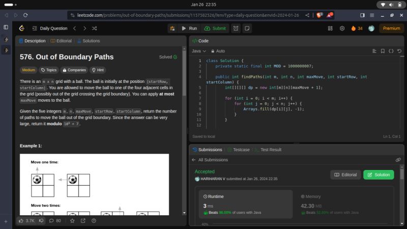 Hariharan V on LinkedIn: #100dayschallenge #dsa #java #leetcode # ... Hariharan V on LinkedIn: #100dayschallenge #dsa #java #leetcode # ...