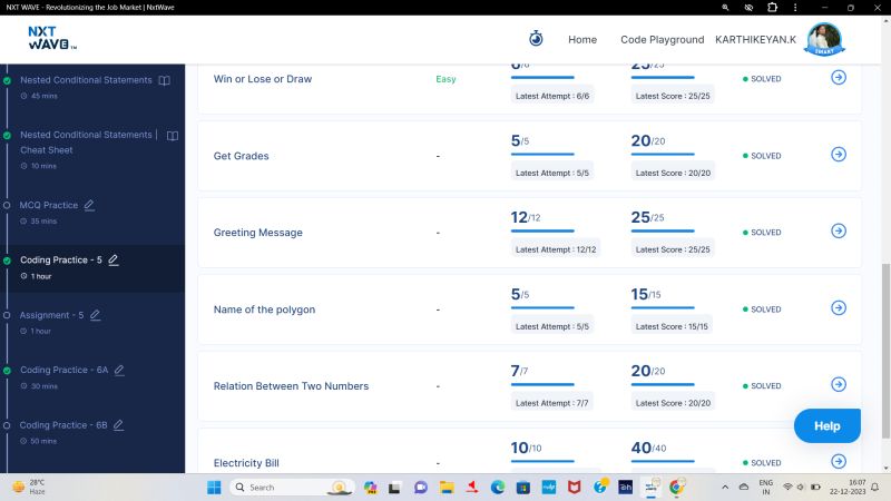 Learned Nested programming conditions with #nxtwaveccbp | Karthi Keyan ... Learned Nested programming conditions with #nxtwaveccbp | Karthi Keyan ...