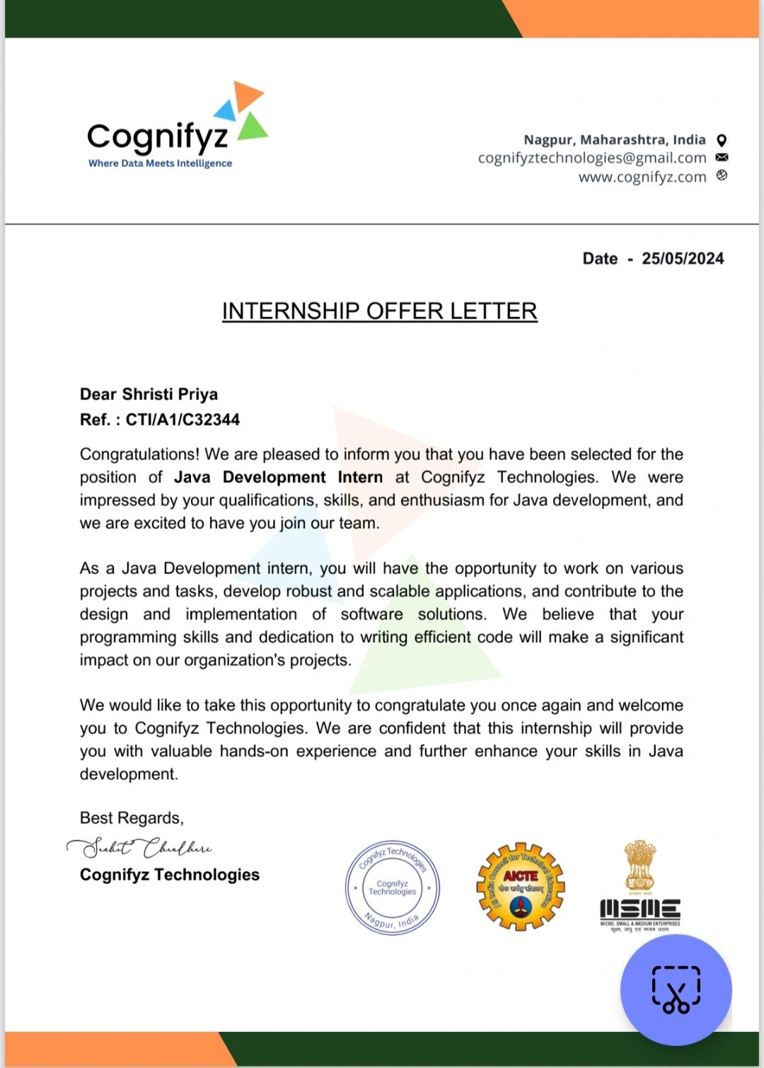 Shristi Priya on LinkedIn: #newbeginnings #javadevelopment #internship ... Shristi Priya on LinkedIn: #newbeginnings #javadevelopment #internship ...