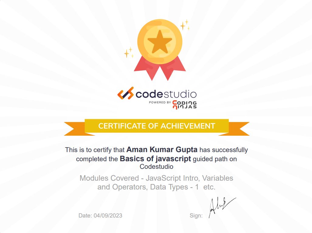 #javascript #codingninja #webdevelopment | Aman Kumar Gupta #javascript #codingninja #webdevelopment | Aman Kumar Gupta