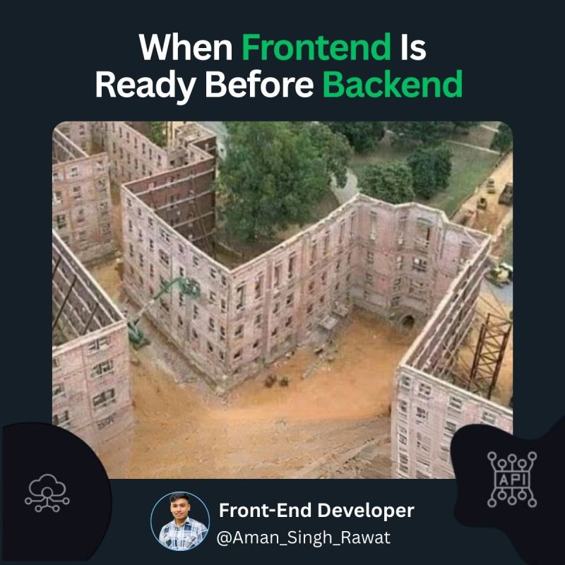 Frontend Developers' Perspective on Backend Development When I first ... Frontend Developers' Perspective on Backend Development When I first ...