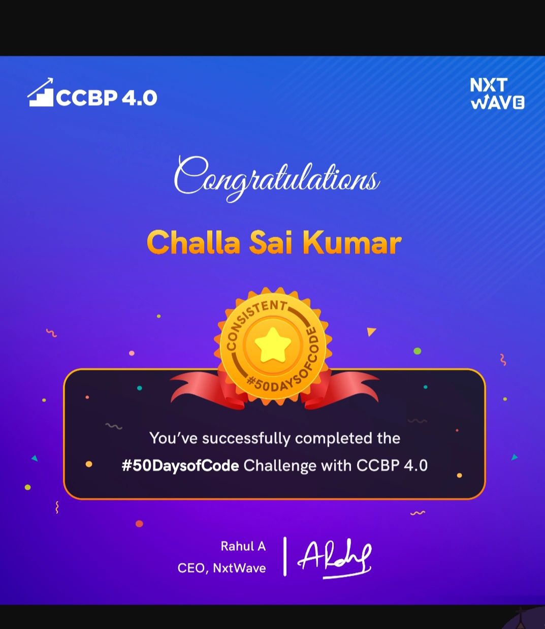 Challa Sai kumar on LinkedIn: #50daysofcodechallenge #programming # ... Challa Sai kumar on LinkedIn: #50daysofcodechallenge #programming # ...