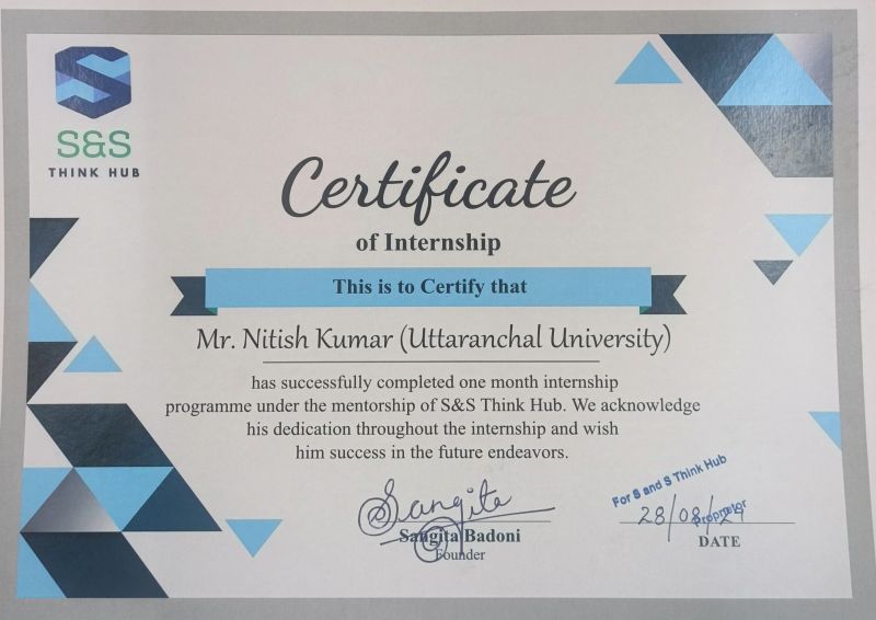 Nitish Kumar on LinkedIn: #dsa #internship #softwaredevelopment # ... Nitish Kumar on LinkedIn: #dsa #internship #softwaredevelopment # ...