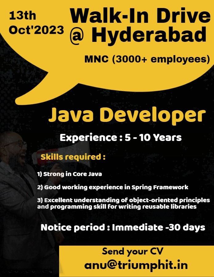 Triumph Manpower Services on LinkedIn: #corejava #multithreading #java ... Triumph Manpower Services on LinkedIn: #corejava #multithreading #java ...