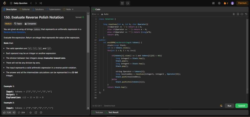 Completing Stack Problem Challenge on LeetCode | Abhishek Rauniyar ... Completing Stack Problem Challenge on LeetCode | Abhishek Rauniyar ...