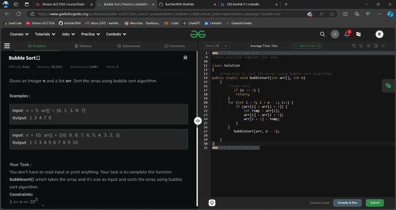 Karthik P on LinkedIn: #coding #problemsolving #java #algorithms # ... Karthik P on LinkedIn: #coding #problemsolving #java #algorithms # ...