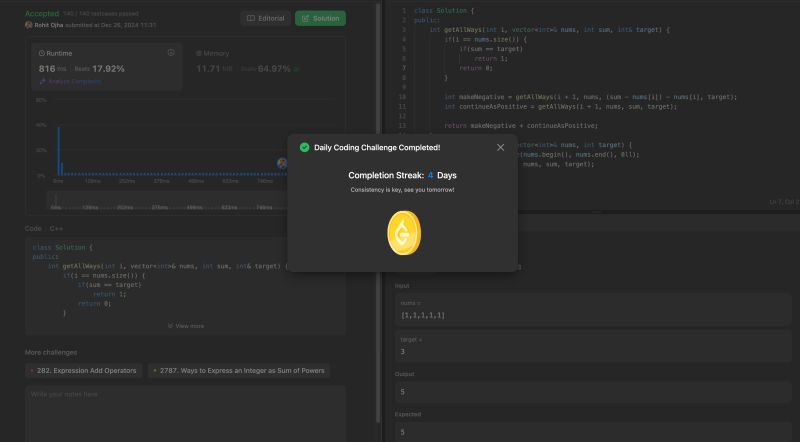 Rohit Ojha on LinkedIn: #100daysofcode #dynamicprogramming # ... Rohit Ojha on LinkedIn: #100daysofcode #dynamicprogramming # ...