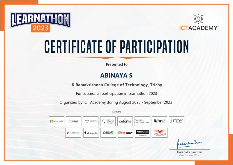 ABINAYA S on LinkedIn: #learnathon #celonis #microsoft # ... ABINAYA S on LinkedIn: #learnathon #celonis #microsoft # ...