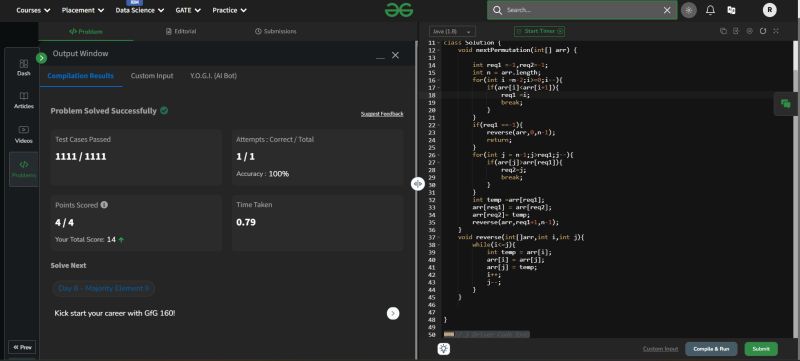 #gfg160 #geekstreak2025 #arrays #problemsolving #codingchallenge #dsa ... #gfg160 #geekstreak2025 #arrays #problemsolving #codingchallenge #dsa ...