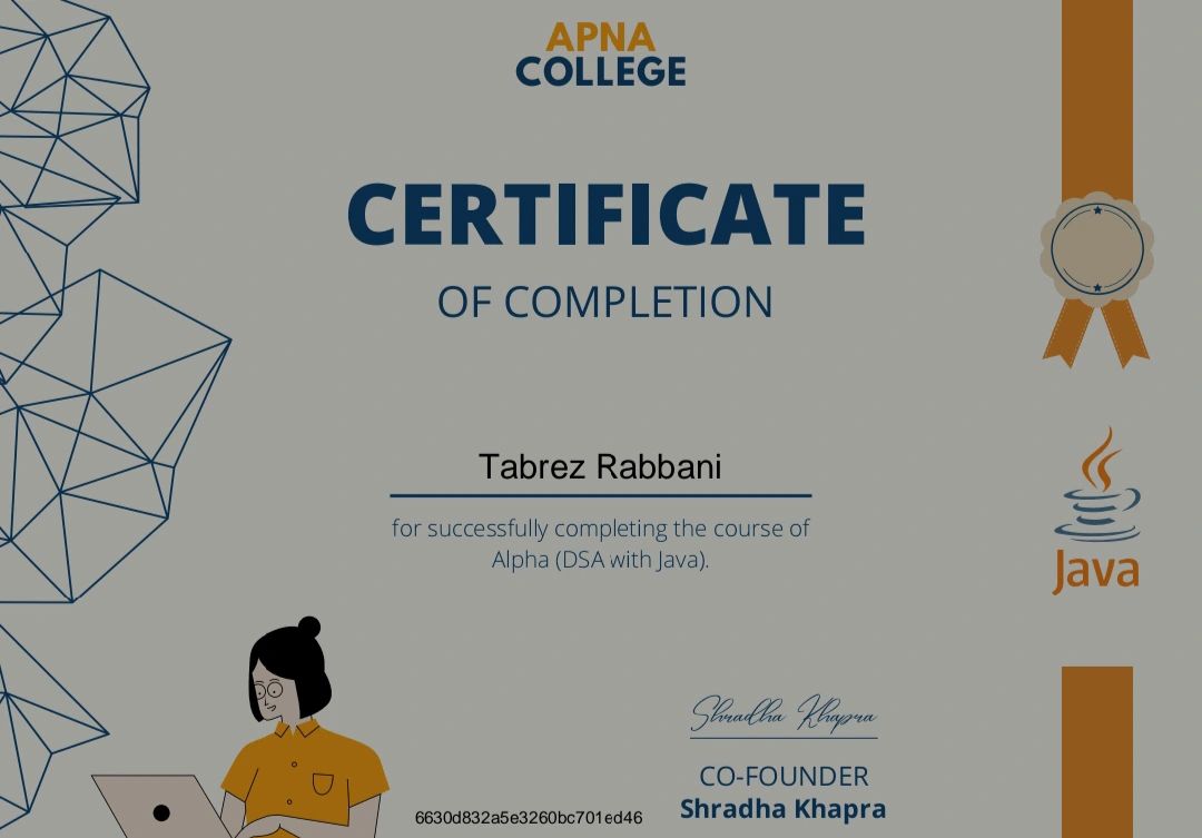 Tabrez Rabbani on LinkedIn: Excited to share that I've successfully ... Tabrez Rabbani on LinkedIn: Excited to share that I've successfully ...
