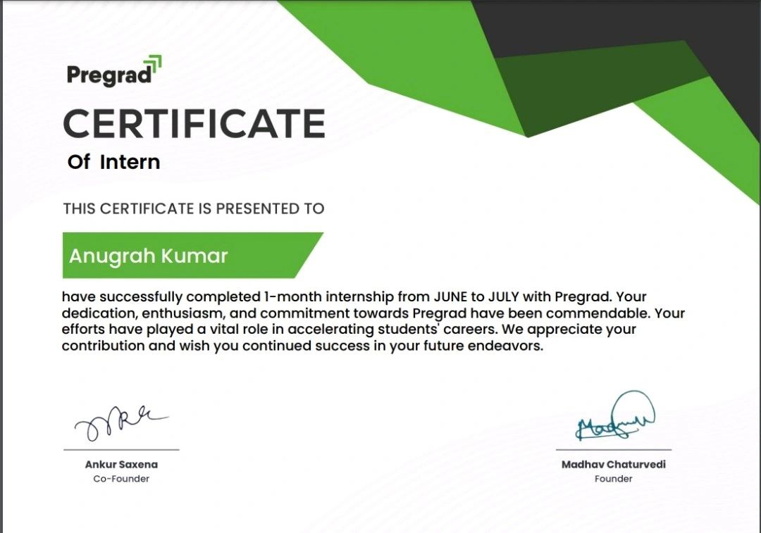 Anugrah Kumar on LinkedIn: #pregardambassador #pregardintern Anugrah Kumar on LinkedIn: #pregardambassador #pregardintern