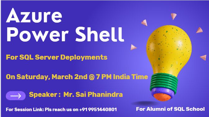 #free #webinar #azure #powershell #sqlserver #sqlschool | SQL School ... #free #webinar #azure #powershell #sqlserver #sqlschool | SQL School ...