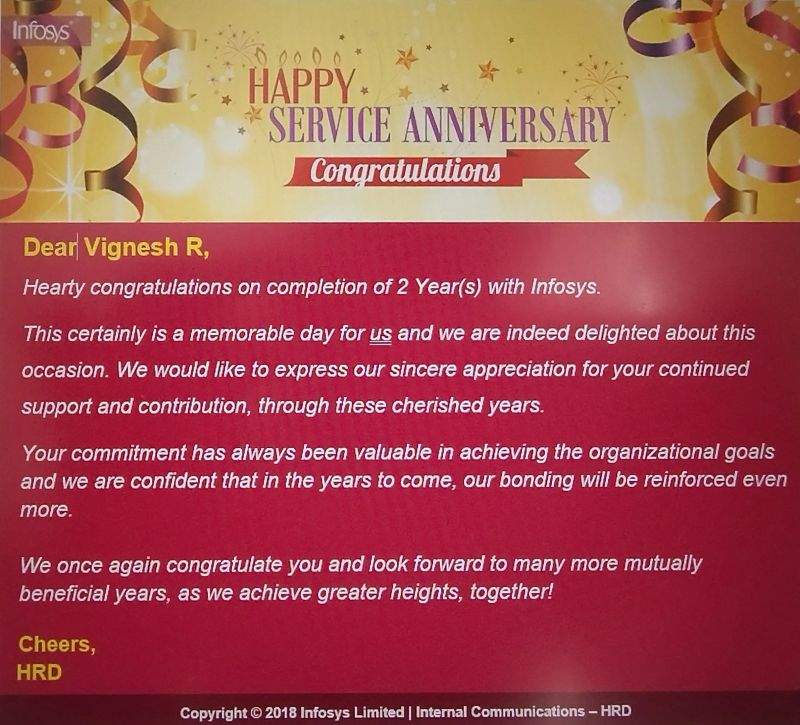 Vignesh R on LinkedIn: #infosian #infosys #infy #infosyscareers # ... Vignesh R on LinkedIn: #infosian #infosys #infy #infosyscareers # ...
