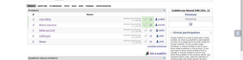 Finished CodeForces Round 948 Div-2 with a rank 3529 | Arjun Singh ... Finished CodeForces Round 948 Div-2 with a rank 3529 | Arjun Singh ...