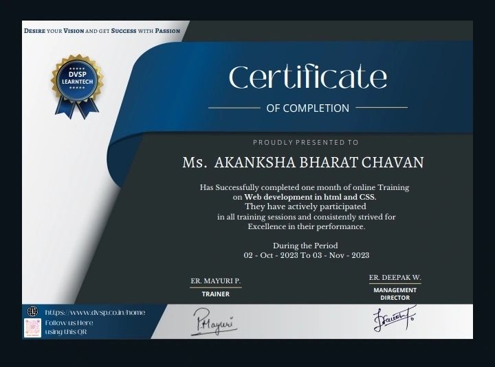 Akanksha Chavan on LinkedIn: Html and Css... Akanksha Chavan on LinkedIn: Html and Css...
