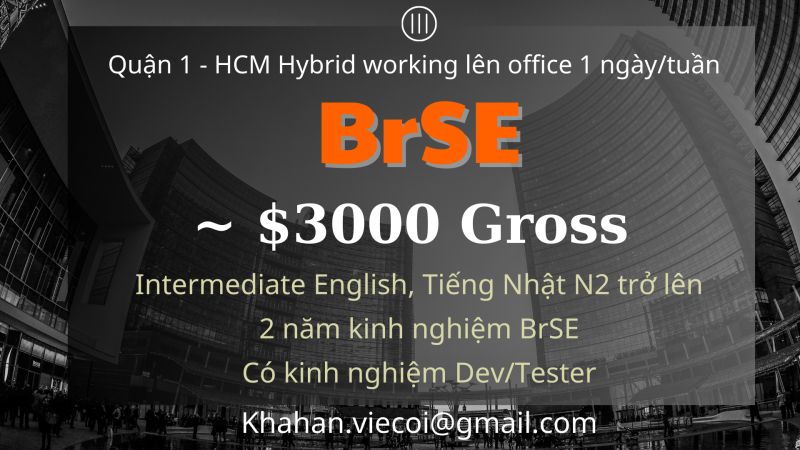 Kha Han on LinkedIn: #brse #japanese #it #software #hybridworking Kha Han on LinkedIn: #brse #japanese #it #software #hybridworking