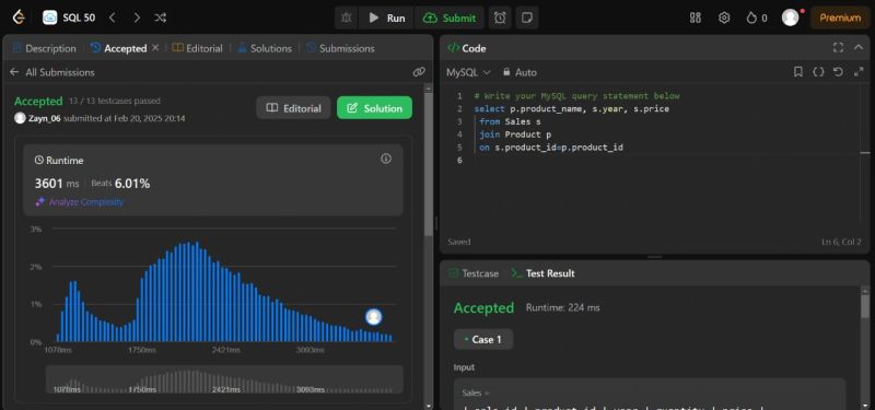 #100daysofcode #leetcodechallenge #sql | Saarah Zayn #100daysofcode #leetcodechallenge #sql | Saarah Zayn