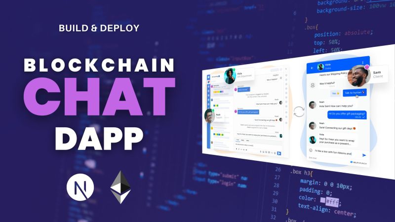 Build & Deploy a Blockchain Chat DApp | Next.js, Solidity, Context API ... Build & Deploy a Blockchain Chat DApp | Next.js, Solidity, Context API ...