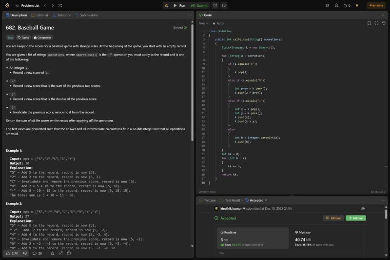 kiruthik kumar on LinkedIn: #100daysofcode #leetcodejava # ... kiruthik kumar on LinkedIn: #100daysofcode #leetcodejava # ...