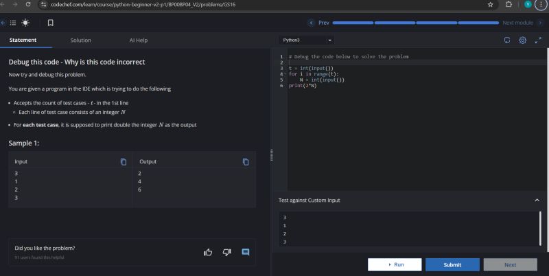 vigneshwaran M on LinkedIn: #python #datascience #codechef # ... vigneshwaran M on LinkedIn: #python #datascience #codechef # ...