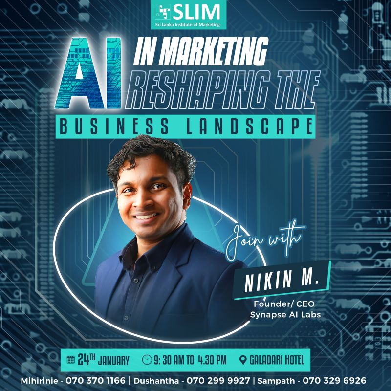 Learn about AI in marketing on Jan 24 | Sri Lanka Institute of ... Learn about AI in marketing on Jan 24 | Sri Lanka Institute of ...