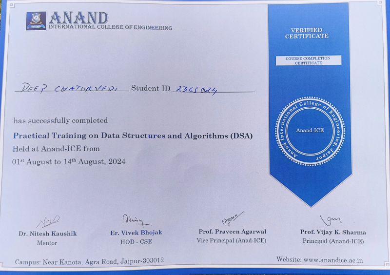 Deep Chaturvedi on LinkedIn: #learning #datastructures #algorithms # ... Deep Chaturvedi on LinkedIn: #learning #datastructures #algorithms # ...