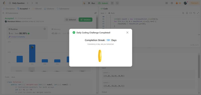 Mandakani Mishra on LinkedIn: #leetcode #codingstreak #consistency # ... Mandakani Mishra on LinkedIn: #leetcode #codingstreak #consistency # ...