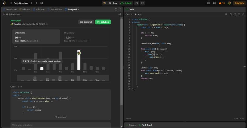Viswajith S on LinkedIn: #algorithm #leetcode #leetcodedailychallenge Viswajith S on LinkedIn: #algorithm #leetcode #leetcodedailychallenge
