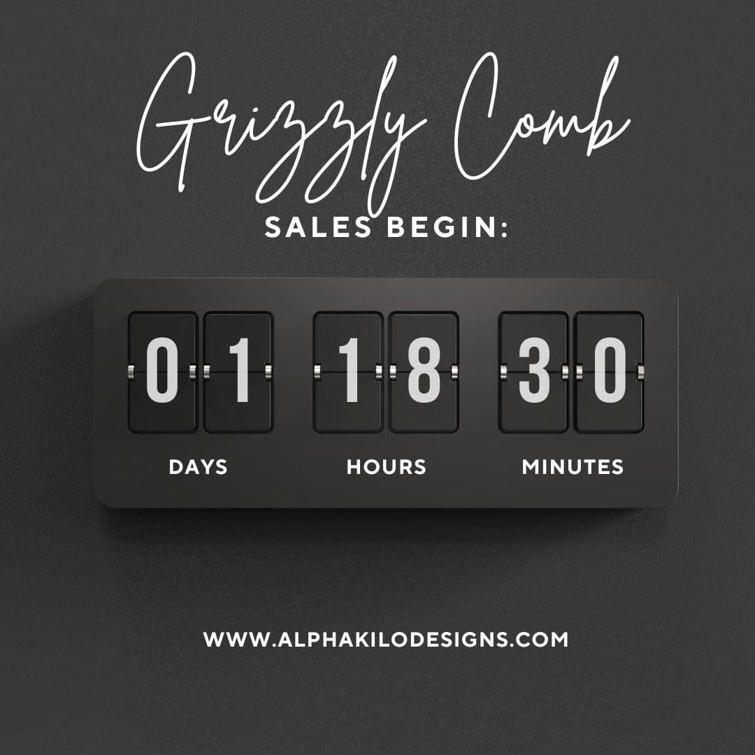Alpha Kilo Designs LLC on LinkedIn: MARK YOUR CALENDARS Grizzly Comb ... Alpha Kilo Designs LLC on LinkedIn: MARK YOUR CALENDARS Grizzly Comb ...