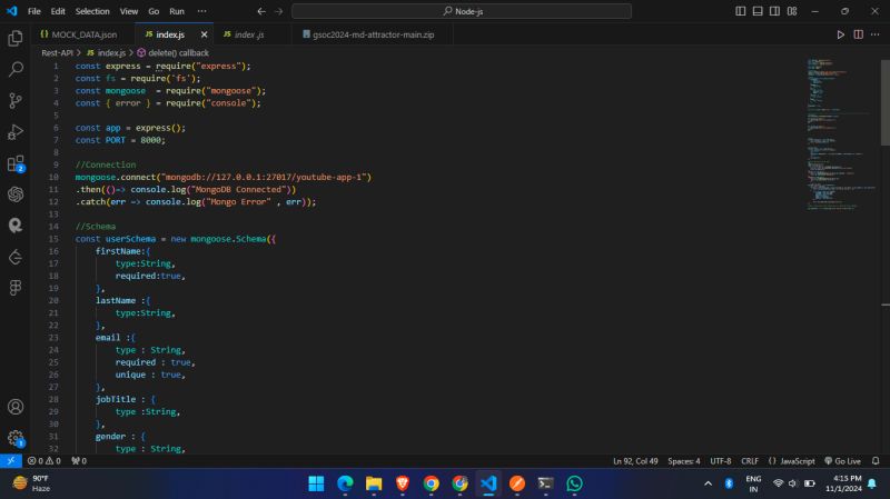 Aman Singh on LinkedIn: #nodejs #mongodb #backenddevelopment #crud # ... Aman Singh on LinkedIn: #nodejs #mongodb #backenddevelopment #crud # ...