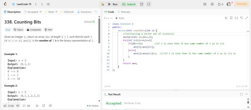 #leetcode #dynamicprogramming #bitmanipulation #coding | Deepika Gupta #leetcode #dynamicprogramming #bitmanipulation #coding | Deepika Gupta