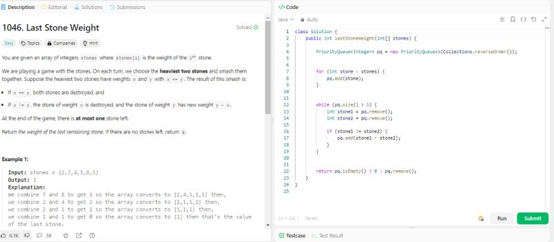 Abinash Das on LinkedIn: 🎉 solved 1 easy level questions on leetcode ... Abinash Das on LinkedIn: 🎉 solved 1 easy level questions on leetcode ...