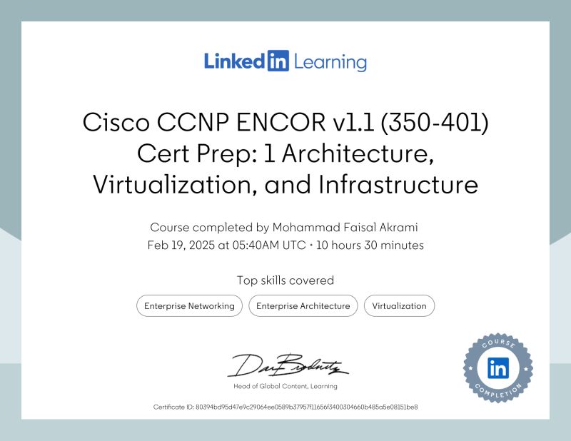 Certificate of Completion | Mohammad Faisal Akrami Certificate of Completion | Mohammad Faisal Akrami