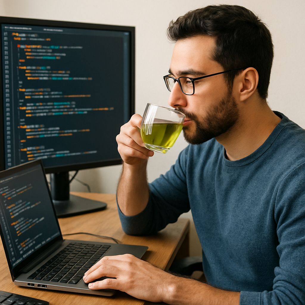 🌿 Boost Your Coding Focus & Productivity with Green Tea As developers ... 🌿 Boost Your Coding Focus & Productivity with Green Tea As developers ...