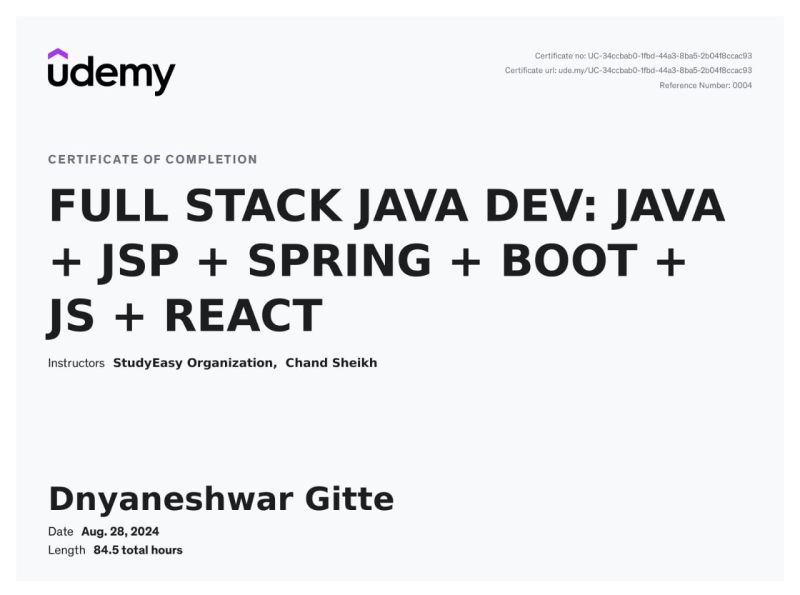 dnyaneshwar gitte on LinkedIn: #fullstackdeveloper #java #springboot # ... dnyaneshwar gitte on LinkedIn: #fullstackdeveloper #java #springboot # ...